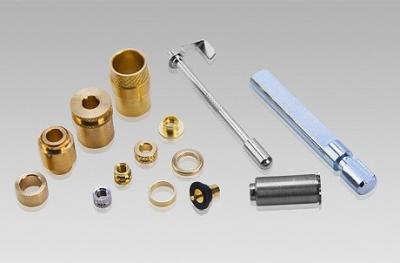 China Brass piston pin bush insert cnc precision milled steel bushing / fastener nut bolt for sale