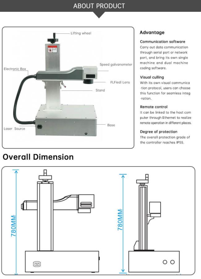 COTAJET Portable Laser Marking Machine front view
