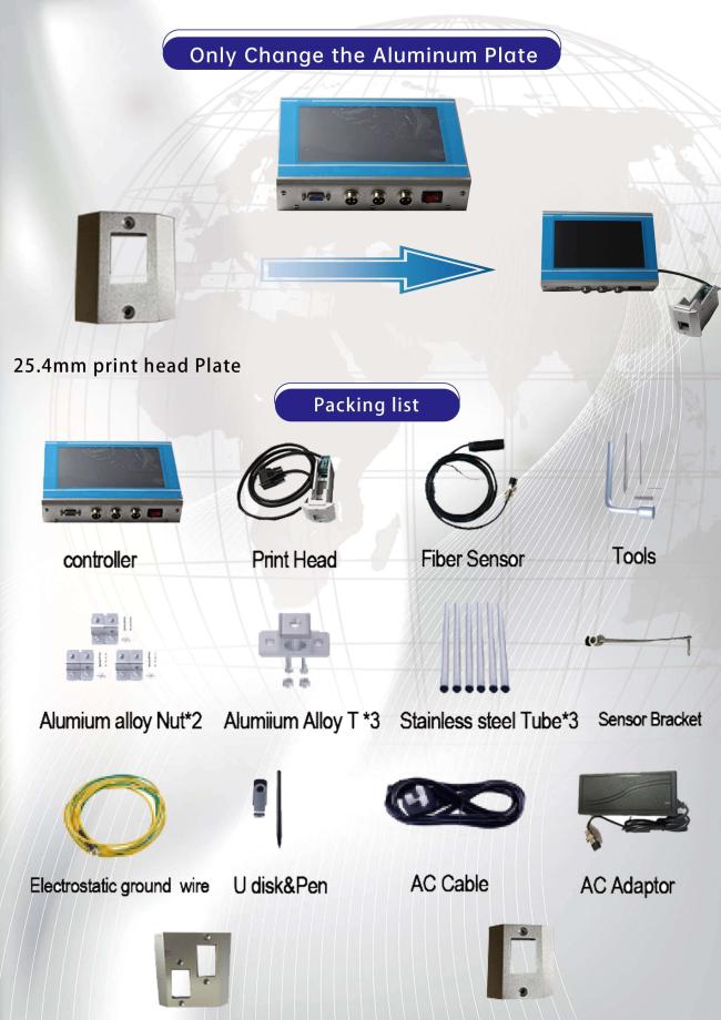 Close-up view of CT710Pro printing on industrial materials
