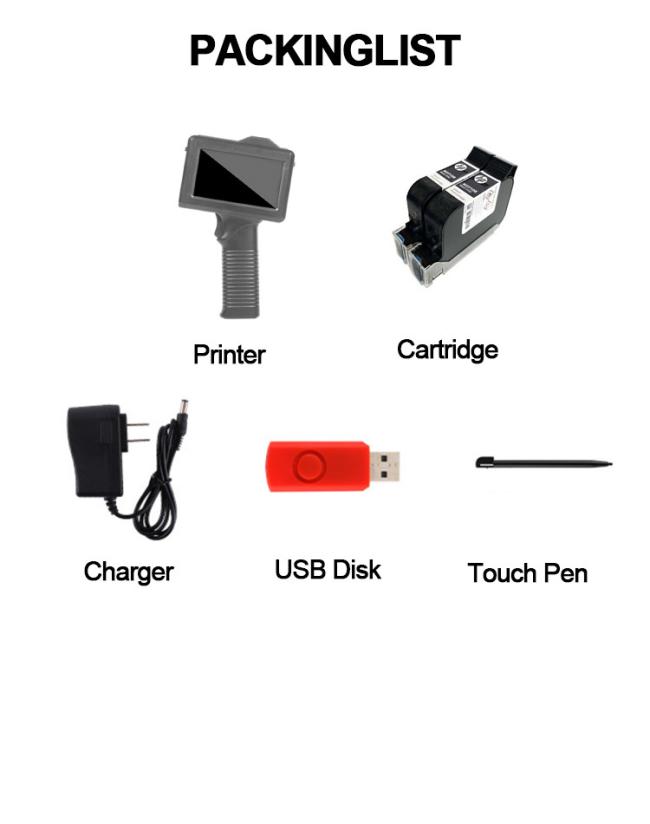 Handheld Barcode Printer in operation showing print quality and ergonomic design