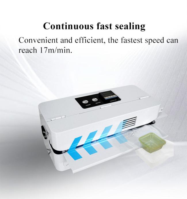 CSM-510 Band Sealer side view showing controls