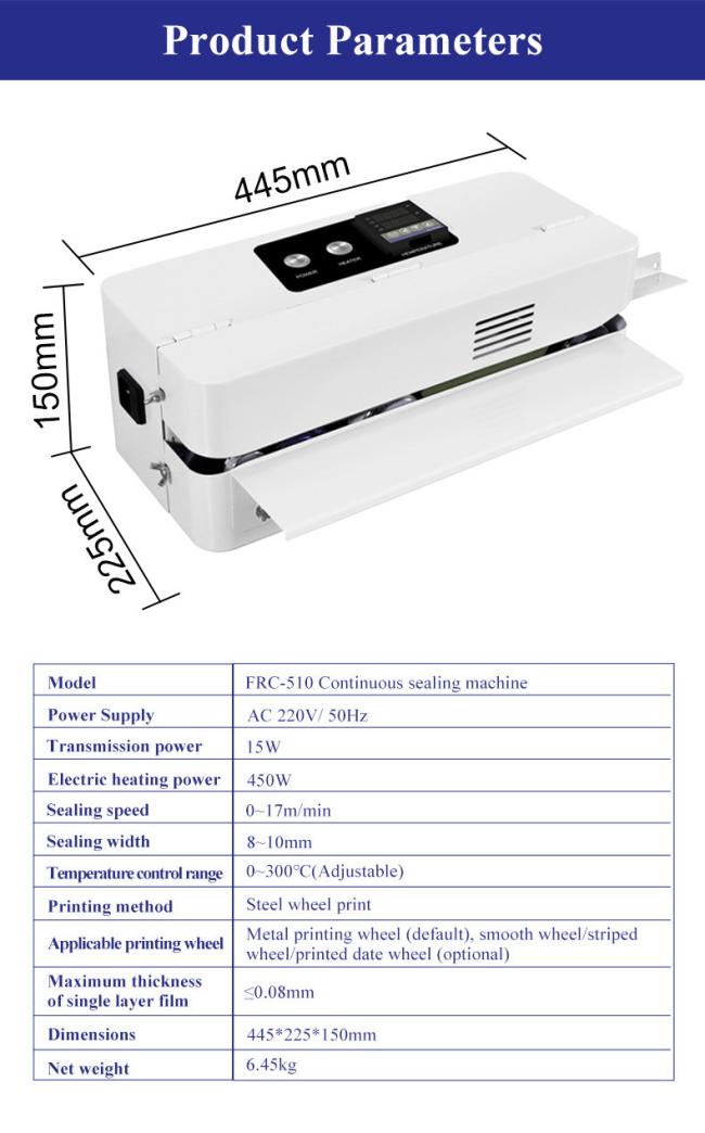 Detail of printed codes on sealed packages