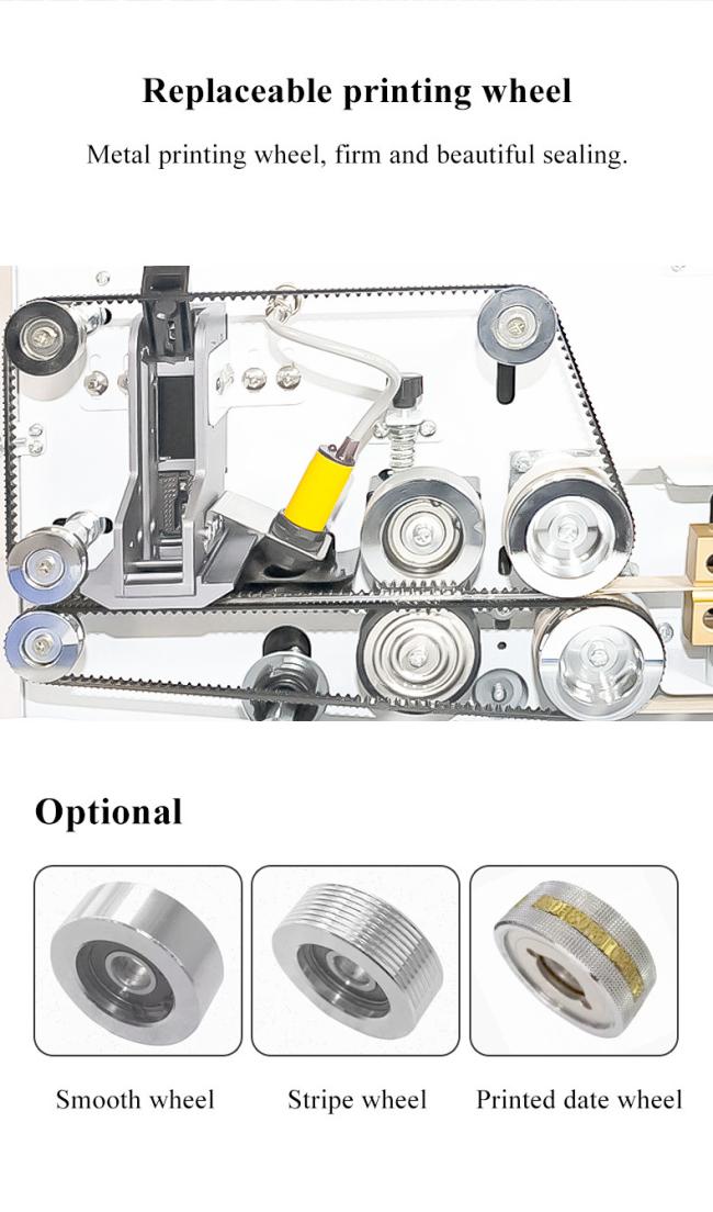 CSM-810 in operation sealing and coding packaging material