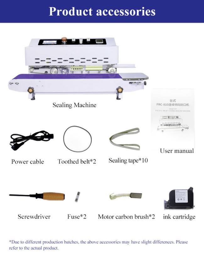 Packaging materials being processed by CSM-810 machine