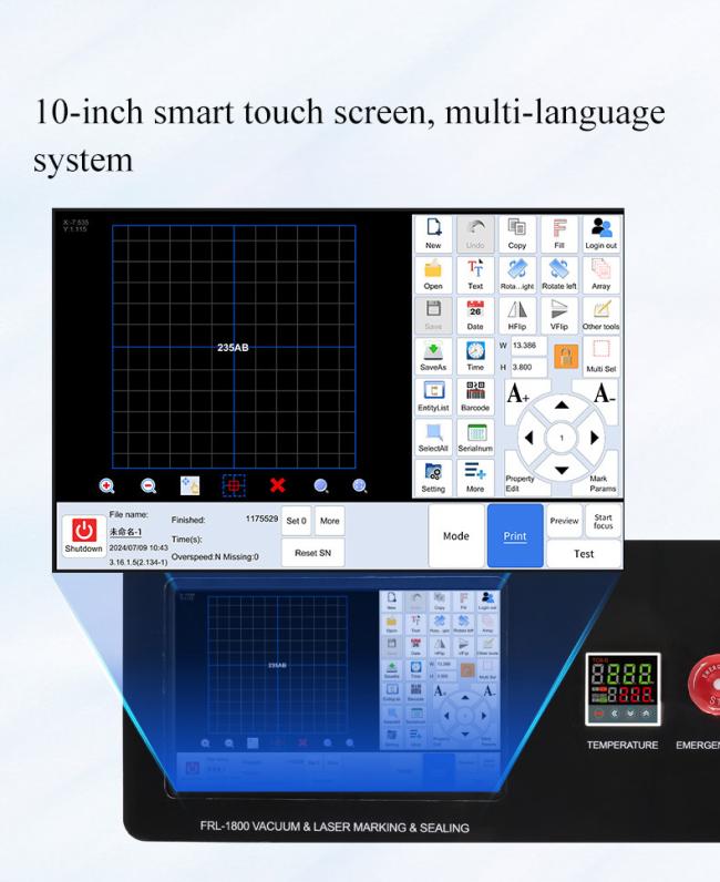 CSM-810 control panel and interface