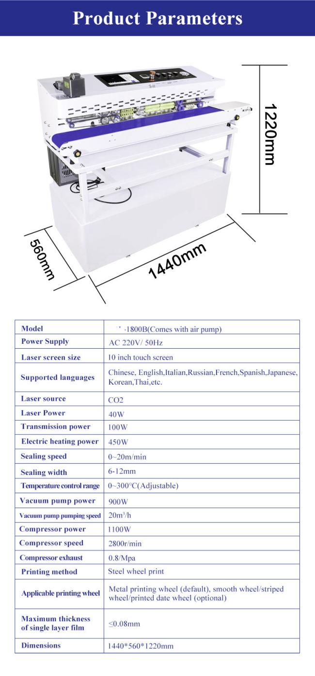 CSM-810 laser coder detail