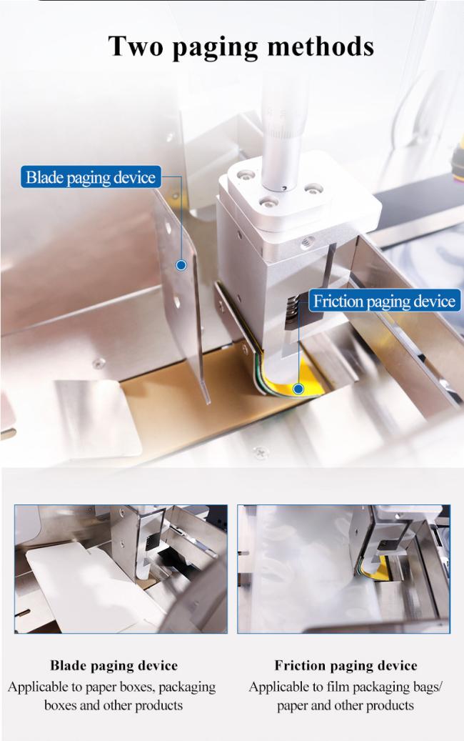 Paging machine with inkjet coder - operational view