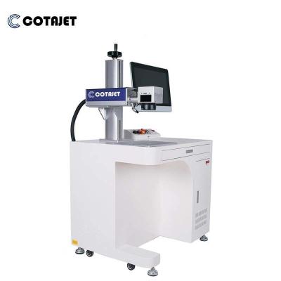 China 0-130m/min Static Fiber Laser Marking Machine 1064nm For Plastic / Nameplate for sale