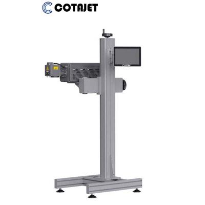 China PET-Flasche CO2-Lasermarkierungsmaschine 0-130 m/min mit Lasercoder zu verkaufen