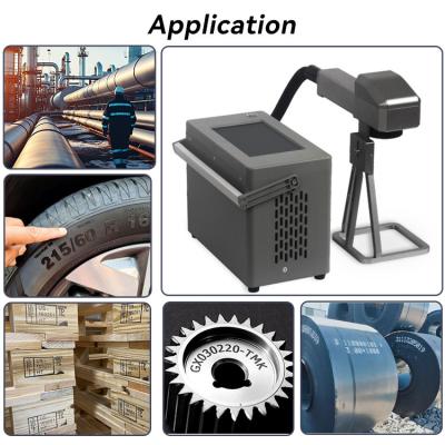 Cina Macchina di marcatura laser a fibra portatile, Macchina di marcatura laser portatile per il metallo in vendita