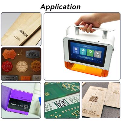 China Small Portable Fiber Laser Marker Machine Handheld Laser Engraving Machine for sale