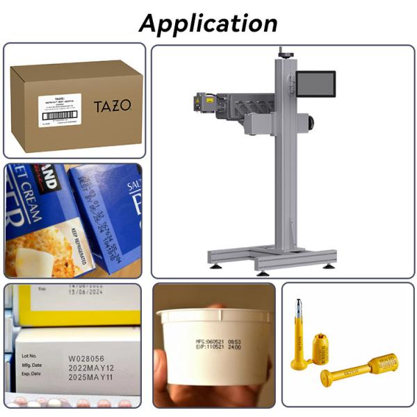 Quality PET Bottle CO2 Laser Marking Machine 0-130m/min With Laser Coder for sale