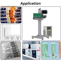China Industrial UV Laser Printer Machine , UV Flying Laser Marking Machine for sale