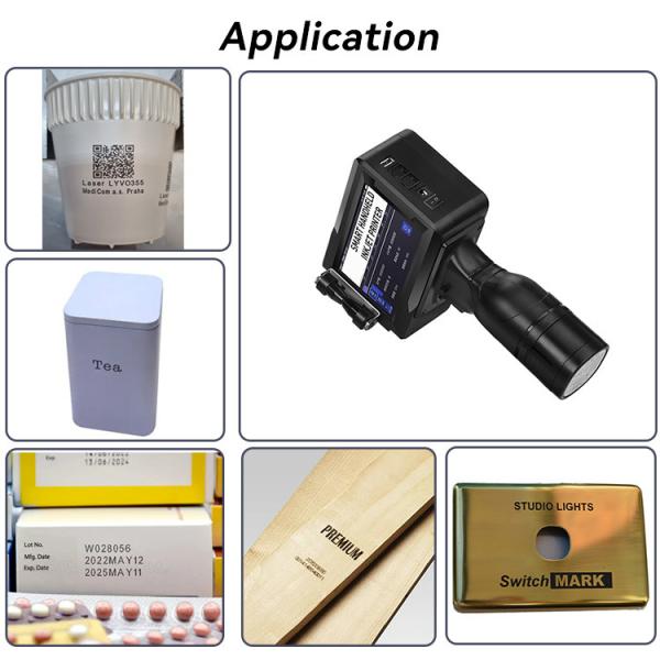 Quality Portable Handheld Inkjet Printer Machine , Handheld Inkjet Batch Coding Machine for sale
