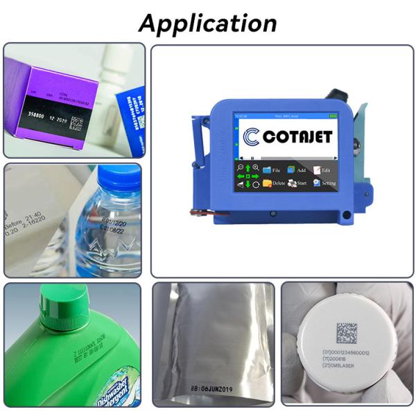 Quality COTAJET Handheld Inkjet Printer Coding Machine / Mini Handheld Portable Inkjet for sale