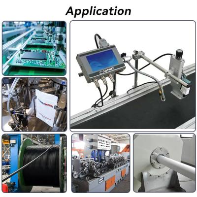 China Industrial Thermal Inkjet Printer , Automatic Inkjet Batch Coding Machine With LOT Coding for sale