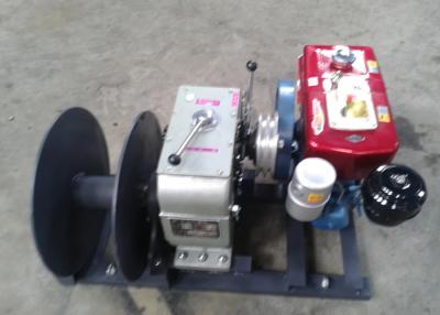 China Diesel Cable Drum Cable Winch Puller High Speed for Tower Erection 5 Ton for sale
