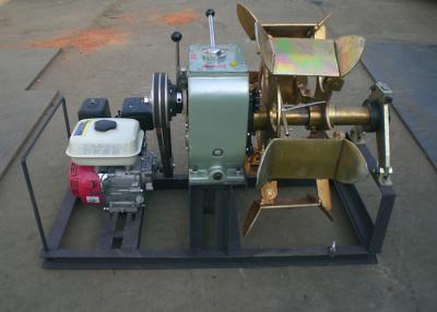 China 2016 New Style Cable Pulling  Wire Rope Winch Machine with Gasoline Engine Power for sale