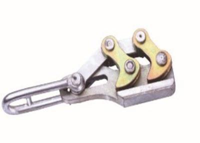 China Double Cam Earth Wire Come Along Clamp Wire Rope Grip for Power Construction for sale