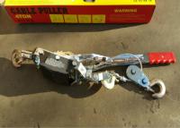 China 4 Ton Power Cable Hoist Puller With two Hook / Transmission Line Stringing Tools for sale