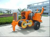 China Cummins Engine Cable Stringing Equipment 90KN Hydraulic Cable Puller Winch for sale