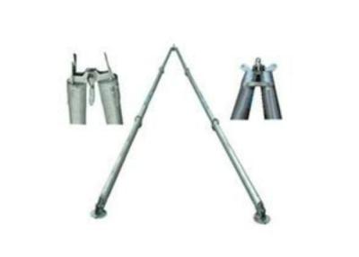 China Aluminum alloy tubular gin pole for sale