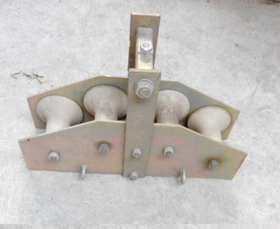 China Fiber Optic Cable Tools 20KN Cable Pulley Block for Stringing OPGW Max 22mm diameter for sale