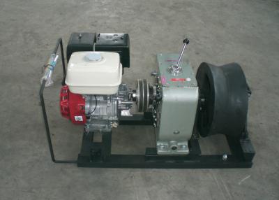China Cable Winch Puller 5 Ton Gas Engine Powered Winch with Honda GX390 13HP for sale