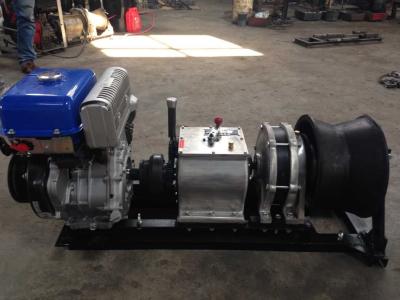 China 5 Ton Gasoline Engine Cable Winch Puller for Power Construction for sale