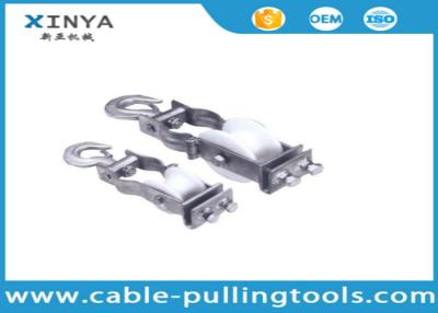 China Die Fernleitung, die Werkzeuge aufreiht, sondern Antriebsscheiben-aufreihenden Flaschenzug-Nylonblock aus zu verkaufen