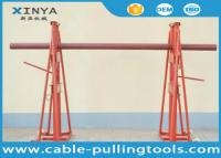 China 15T - 20T Cable Handling Equipment / Cable Drum Hydraulic Reel stand for sale