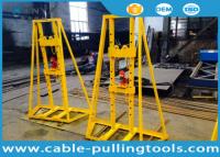 China 15T - 20T Cable Handling Equipment / Cable Drum Hydraulic Reel stand for sale