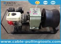 China 3 Ton Cable Drum Pulling Winch Machine With Petrol Engine Power for sale