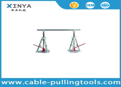 China Stringing Tools 30-50KN Lever Type Cable Drum Simple Reel Pay-off Stand for sale
