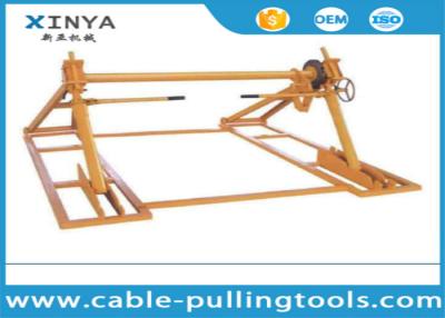China Stringing Tools 30-50KN Lever Type Cable Drum Simple Reel Pay-off Stand for sale