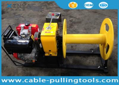 China Cable Pulling Tools 3 Ton Diesel Engine Winch For Pulling Wood for sale