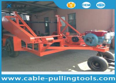 China 3 - 8T Multi function Full Cable Drum Trailer Machine for electric power construction for sale