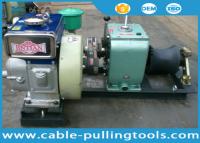 China 3 Ton Variable Speed Pulling Capstan Cable Winch With Diesel Engine for sale