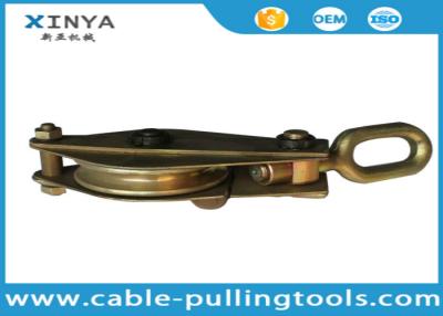China 3T Single Wheel Wire Rope Pulley Block,Hoisting Pulley Block With One Side Open for sale