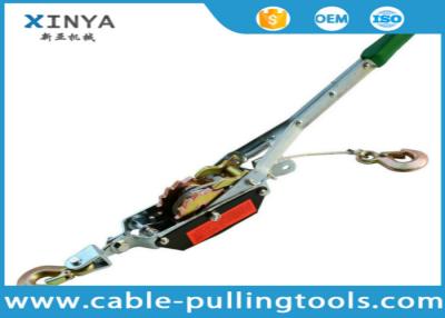 China ISO , CE Transmission Line Stringing Tools ,  2T Wire Rope Puller with Single Ratchet for sale