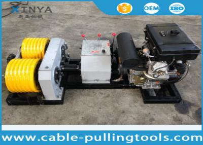 China Double Capstan Cable Winch Puller With 6 Grooves , 240 mm bottom diameter for sale