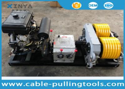 China Double Capstan Cable Winch Puller With 6 Grooves , 240 mm bottom diameter for sale