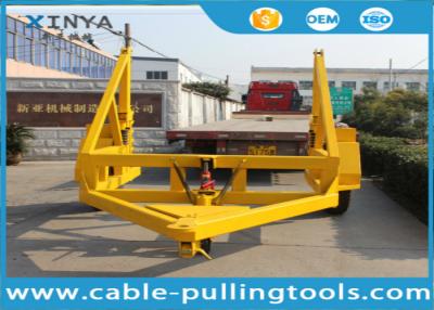 China Cable Push Pull Tools 8 Ton Cable Drum Vehicle Cable Reel Trailer Underground Cable Tools for sale