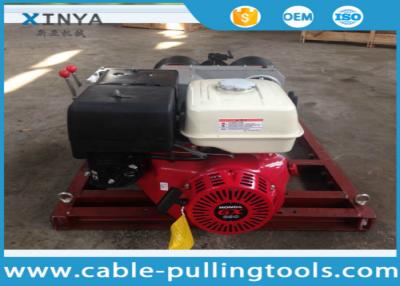 China 5T Cable Drum Gasoline Engine Powered Winch For Pulling / Lifting During Tower Erection for sale