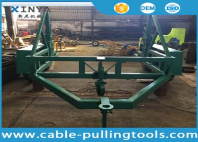 Chine Le câble souterrain de capacité de charge de 12 tonnes usine le transporteur de tambour de câble avec la peinture de jet de préparation de surface à vendre