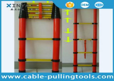 China FRP Insulation Ladder Safety Tools Multi - Section Insulated Telescopic Ladder for sale