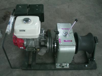 China Portable Cable Winch Puller Hoisting Pulling Machine Gas Powered Winch Capacity 5 Ton 50KN for sale