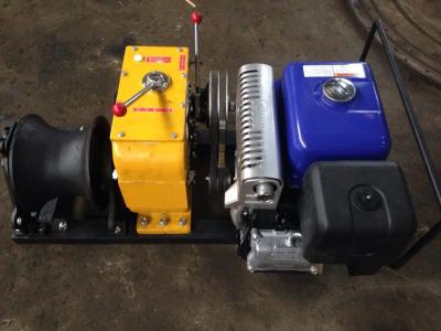 중국 게양하는 휴대용 YAMAHA 가스 강화된 윈치 수용량 5 톤 50KN를 가진 기계를 당기기 판매용