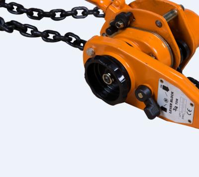 China Capacidade 1.5T da grua da alavanca do equipamento do transporte de materiais que levanta o diâmetro chain 6mm de 1.5m à venda