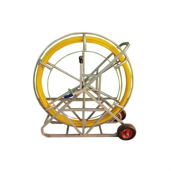 Length Fiberglass Fiber Snake Cable Duct Rodder Push Rod For Telecom Optical Fiber Cable Pulling And Cleaning
